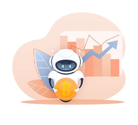 Trading Bot Stock Trading Concept Artificial Intelligence Abstract Background Stock Vector