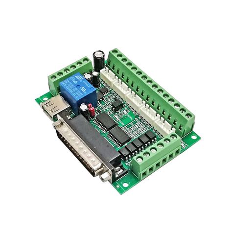 5 Axis Cnc Breakout Board Interface Mach3 With Usb Cable Flux Electronix