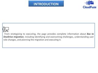 Box To OneDrive Migration PPT