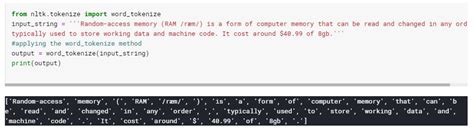 tokenization of words and sentences using nltk mycloudplace