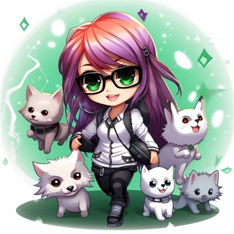 Jerry0420 Red Hair Chibi Anime Girl Heterochromi By Casualnerding On Deviantart