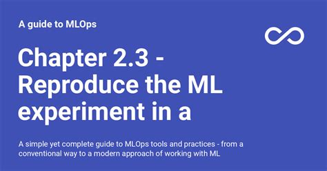 Chapter 23 Reproduce The Ml Experiment In A Cicd Pipeline A Guide