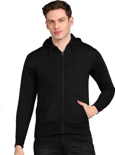 Plain Men Zip Hoodies Size Xl At ₹ 300piece In New Delhi Id