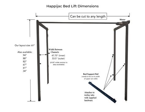Diy Electric Happijac Bed Lift For Your Campervan