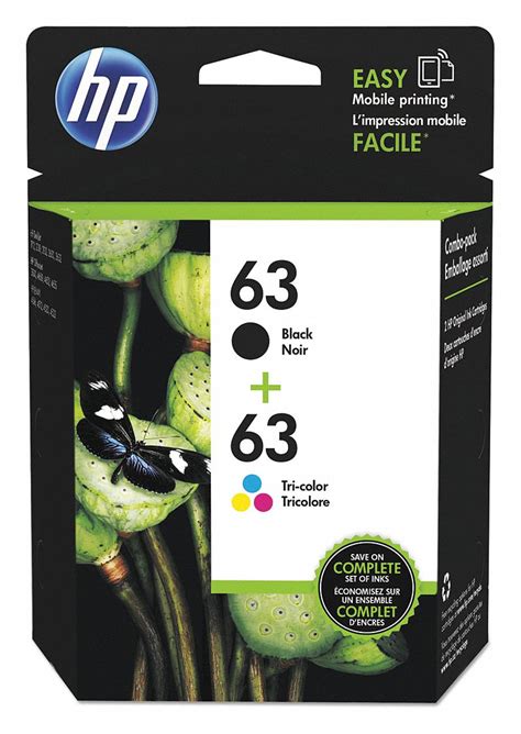 Hp Ink Cartridge Black Tri Color Hp Pk Wl L R An Grainger