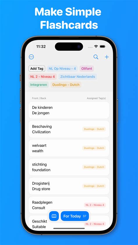 Flash Cards Maker Memory Tags Voor IPhone Download