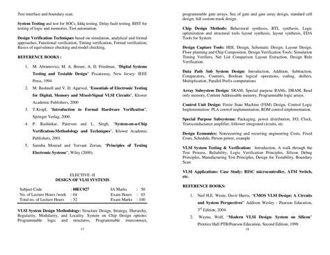 Vlsisyllabuspdf Computing Technology And Computing