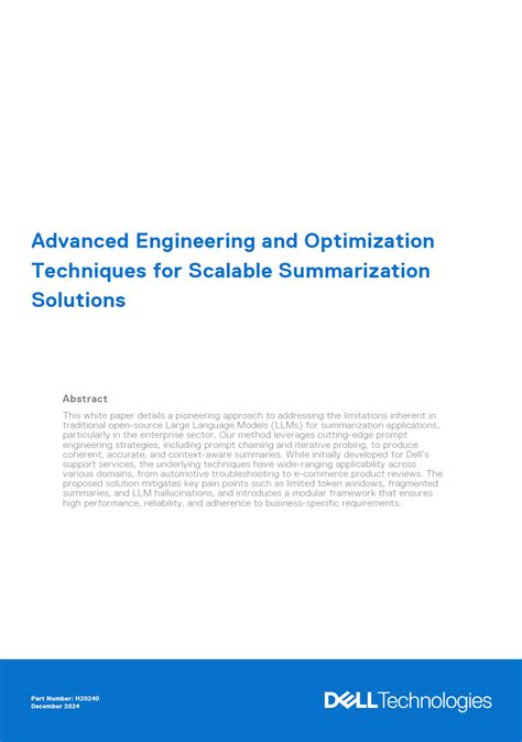 Advanced Engineering And Optimization Techniques For Scalable