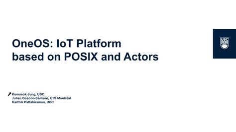 pdf based on posix and actors oneos iot platform · iot platform aws
