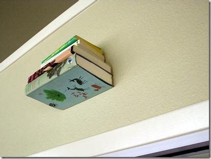 Invisible Bookshelves DIY Invisible Bookshelves DIY