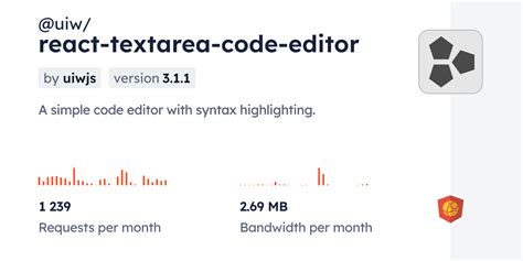 Uiw React Textarea Code Editor CDN By JsDelivr A CDN For Npm And GitHub