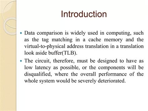 Low Complexity Low Latency Architecture For Matching Ppt