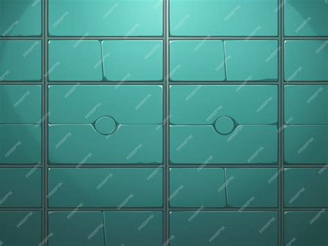 Square Tile Floor Cel Shading Bold Lines 2d Texture Premium Ai Generated Image