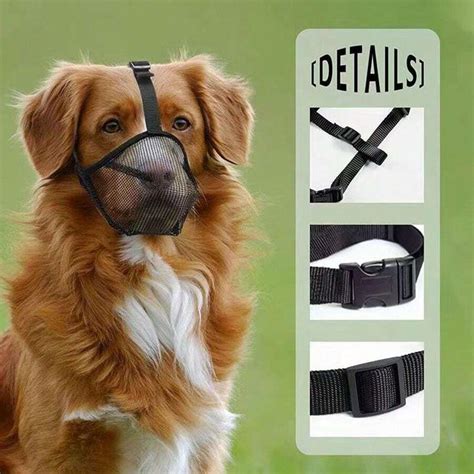 Cloth Dog Muzzle Anti Bite Anti Mess Eating Anti Licking Muzzle Anti