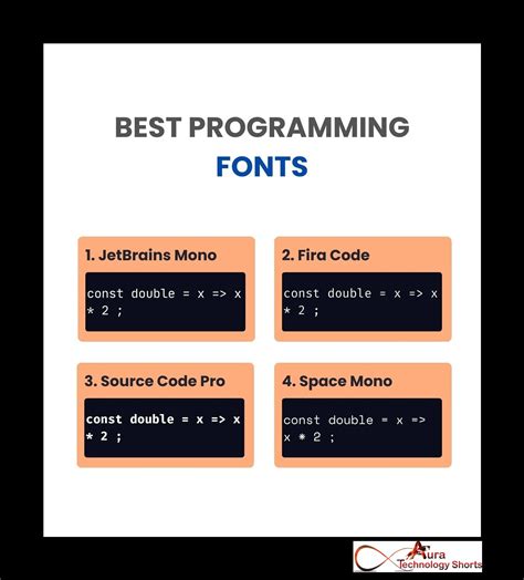 Aura Technology Shorts Best Programming Fonts