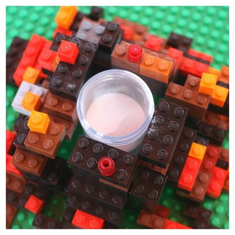 Exploding Lego Volcano