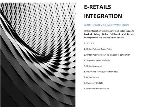 Flipkart Integration Vinculum Product Guide