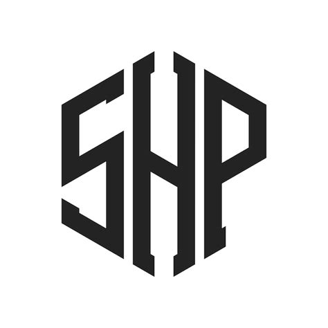 Premium Vector Shp Logo Design Initial Letter Shp Monogram Logo Using