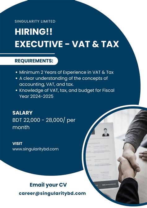 Singularity Limited On Linkedin Hiring Executive Accounts Tax And Vat Job Responsibilities 1
