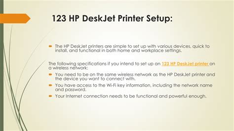 Ppt Hp Deskjet Printer Setup Ppt Powerpoint Presentation Free Download Id