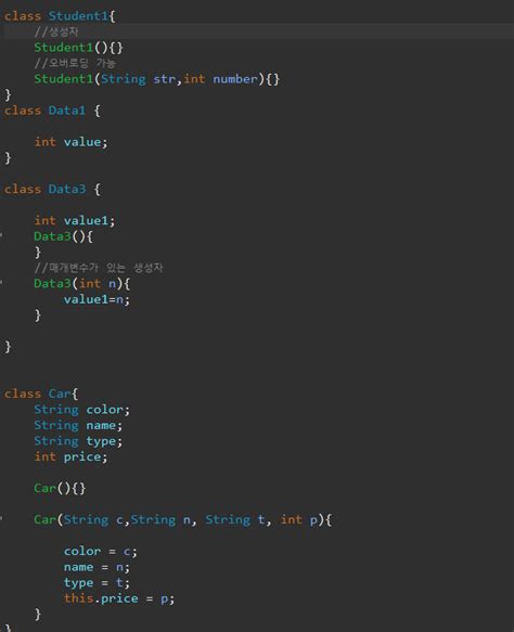 Java 생성자 Overloading