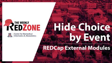 Redzone Hide Choice By Event Youtube