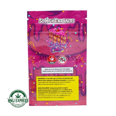 Buy So High Extracts Premium Shatter Ice Cream Cake Online Mmj Express