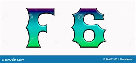 Becker Gothic Gradient Sans Serif Alphabet Letters Calligraphy Letter