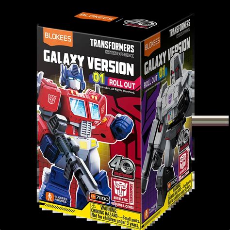 Blokees丨transformers 丨galaxy Version 01 Roll Out Pack De 9 Unidades Al Azar Blokees Chile