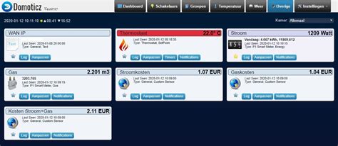Smart Meter Reading With Domoticz Smartgatewaysnl