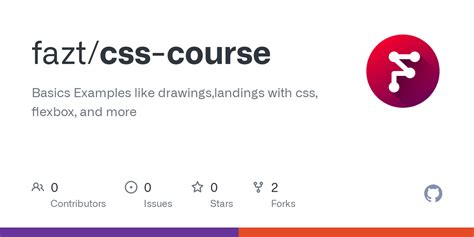 Github Faztcss Course Basics Examples Like Drawingslandings With Css Flexbox And More