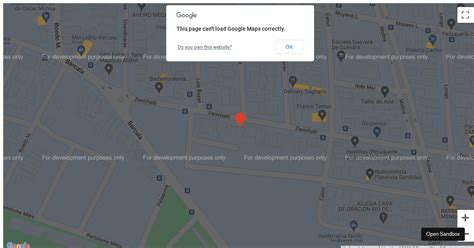 Google Maps React Codesandbox