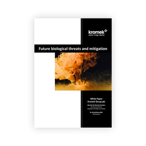Biological Detection Conference Posters And Whitepapers Kromek