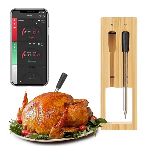 Smart Sensor Meat Thermometer Wireless Thermometer Bluetooth Wifi Thermometer Meat Thermometer