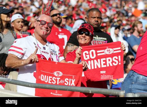 Los Angeles Ca 13th Oct 2019 San Francisco 49ers Fans During The