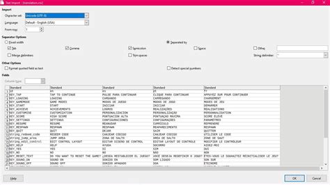 Cvs Import Issue When Trying To Import Translation Godot