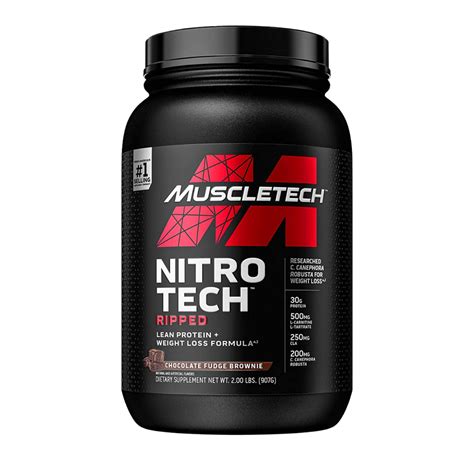 MUSCLETECH NITROTECH RIPPED 2 LBS Muscletech