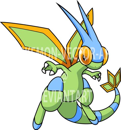 Shiny Flygon Vector By Pokemon Vector Art On Deviantart