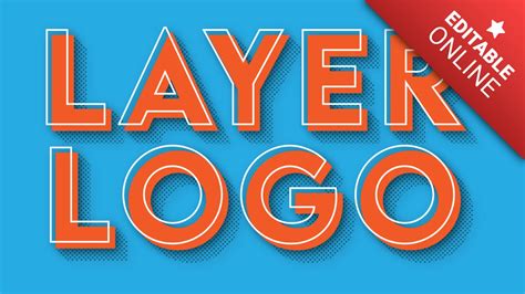 3d Layered Text Effect Font Generator