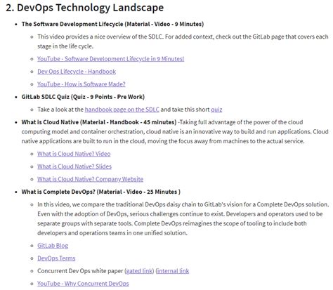 Gitlab Elearning Modules