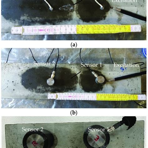 Photographs Of Surface Wave Measurements On Concrete Using Different Download Scientific