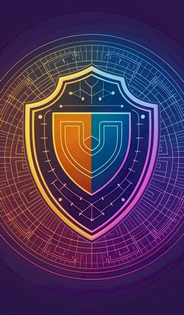 The Shield Of The Shield Is A Symbol Of The Future Premium Ai