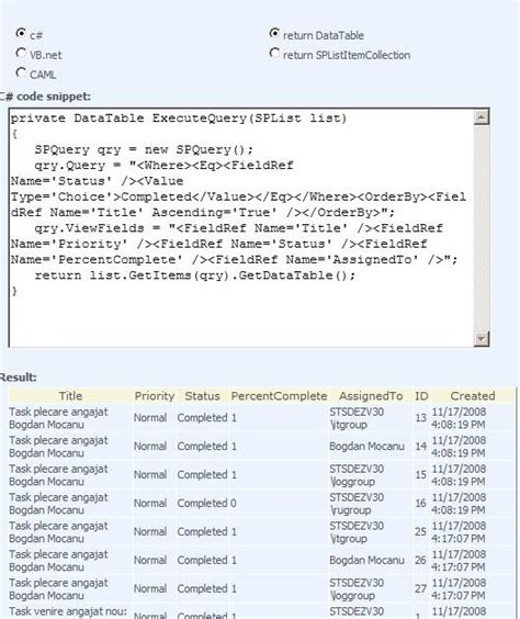 Sharepoint Express U2u Caml Query Builder Feature