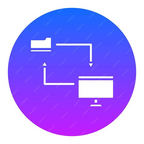 Premium Vector Online File Transfer Vector Illustration