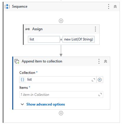 The New Append Item To Collection Activity Is Not Working Activities