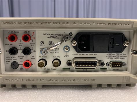 Keysight Agilent 34401a 6 5 6½ Digit Truevolt Series Dmm Digital Multimeter 2 Auschoice