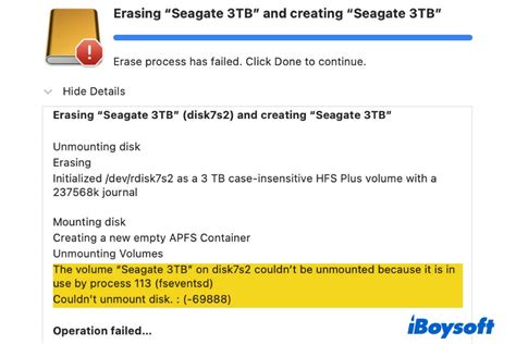 Couldn T Unmount Disk 69888 On Mac MacBook Pro How To Fix