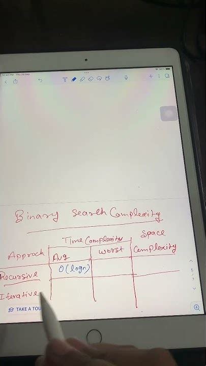 binary search complexity shorts ytshorts education gate dsa timecomplexity youtube