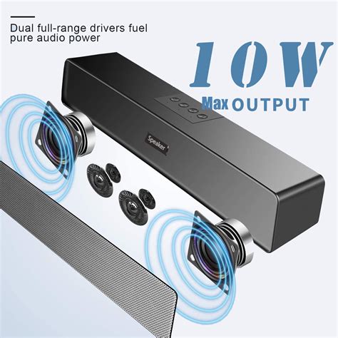 Best Price For Bluetooth Speaker Subwoofer Wired Wireless Soundbar Portable Speaker Woofer For