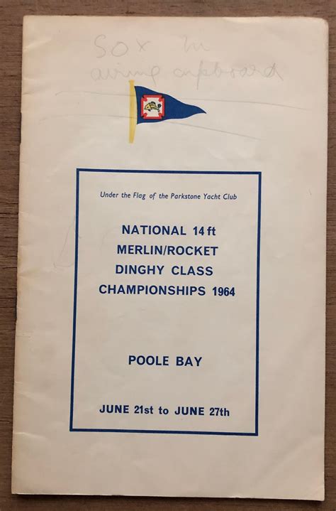 National 14ft Merlin Rocket Dinghy Class Championships 1964 Extremely